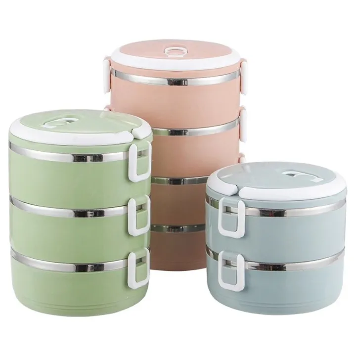 Small Lunch Box 3 Tier Insulated Tiffin Box – Setlerz